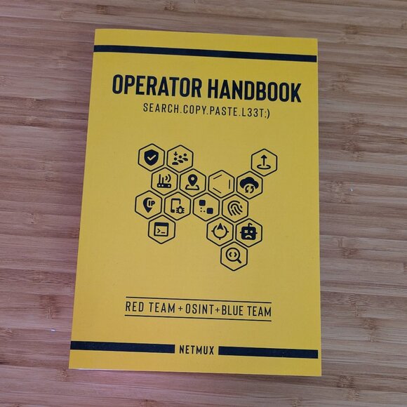 Accents | Operator Handbook Red Team Osint Blue Team Reference | Poshmark